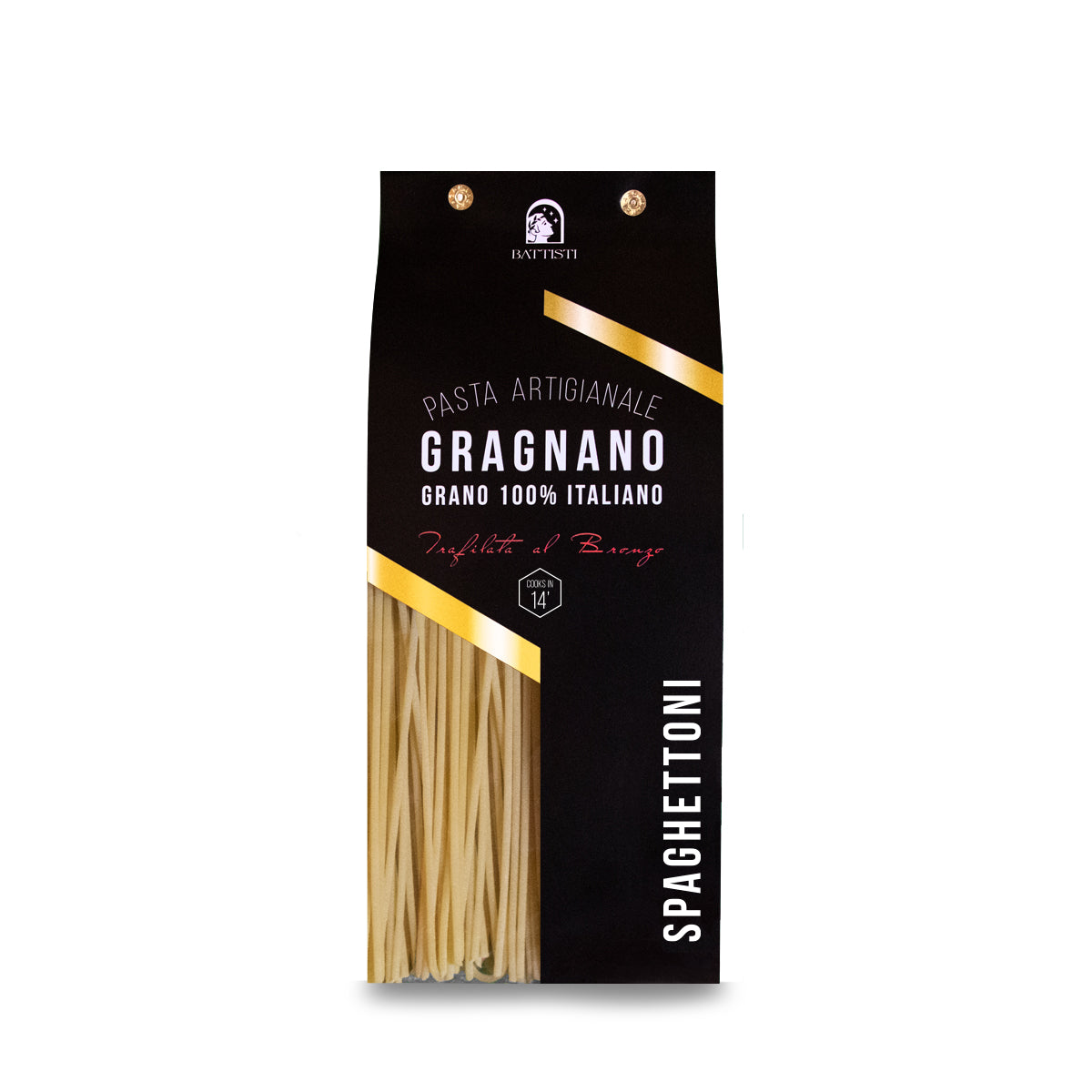 Battisti Pasta di Gragnano I.G.P. Bronze-Die Spaghettoni 500g